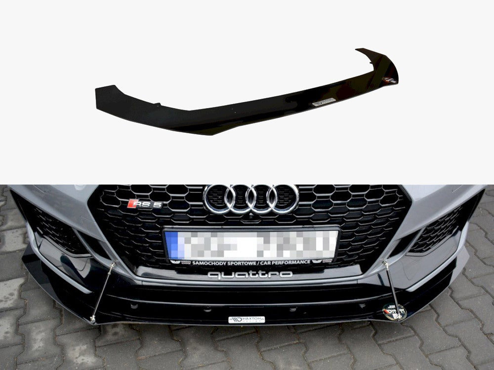 Maxton Design Racing Front Splitter V.1 Audi RS5 Coupe / Sportback F5 ...