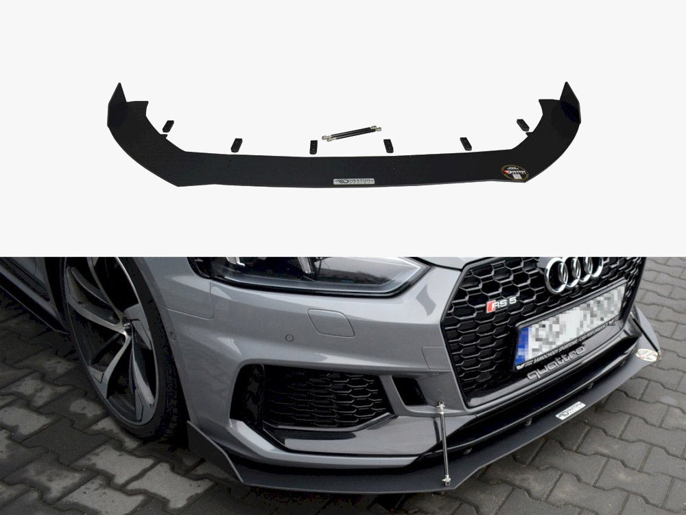 Maxton Design Racing Front Splitter V.2 Audi RS5 Coupe / Sportback F5 ...