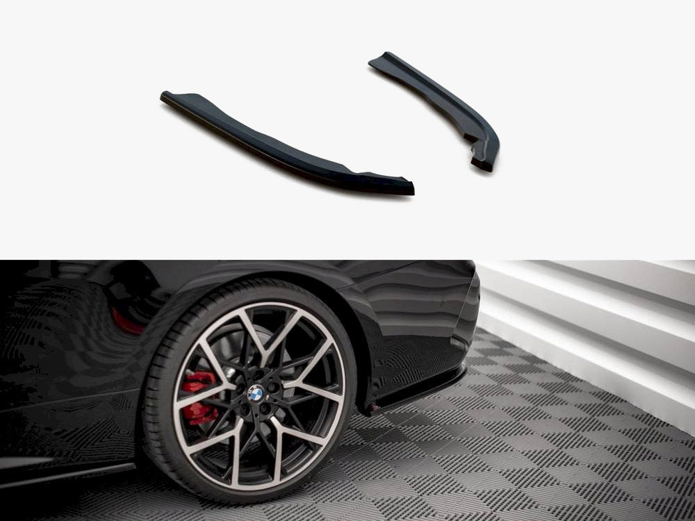 Maxton Design Rear Side Splitters V.1 BMW 4 M-Pack G22 / G23 / G22 Fac ...