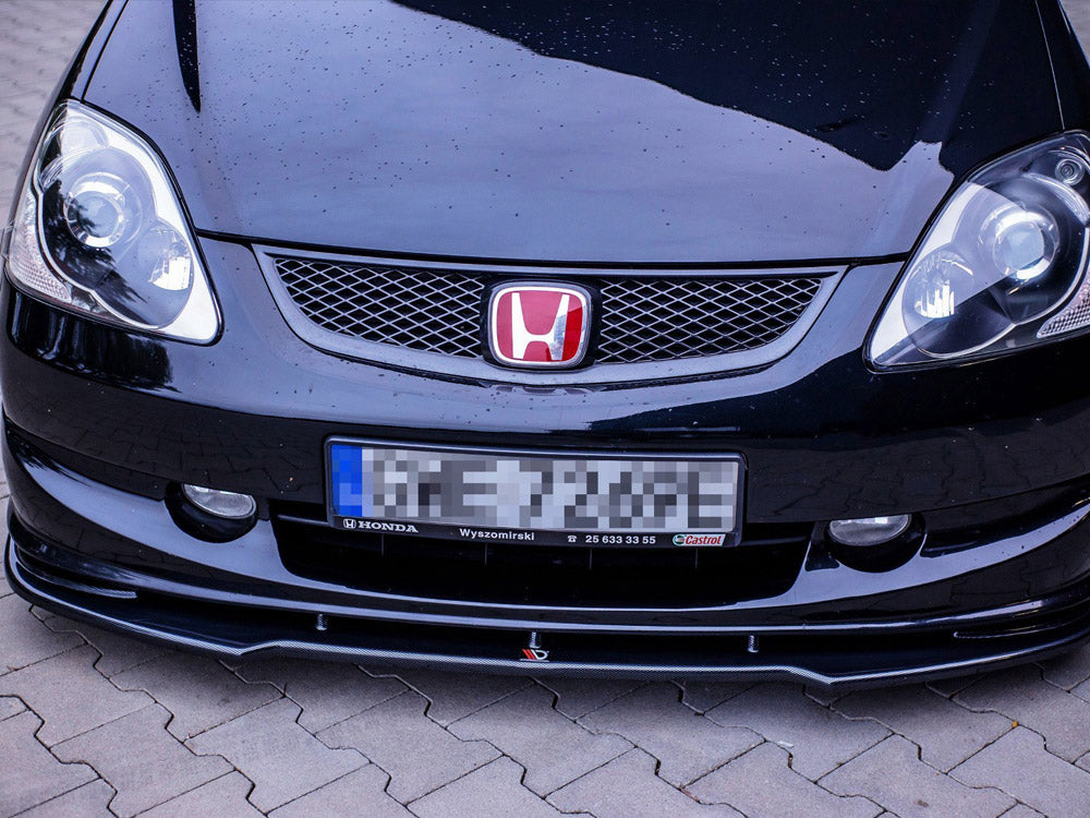 Maxton Design Front Splitter V.1 Honda Civic EP3 (Mk7) Type-r/s Faceli ...