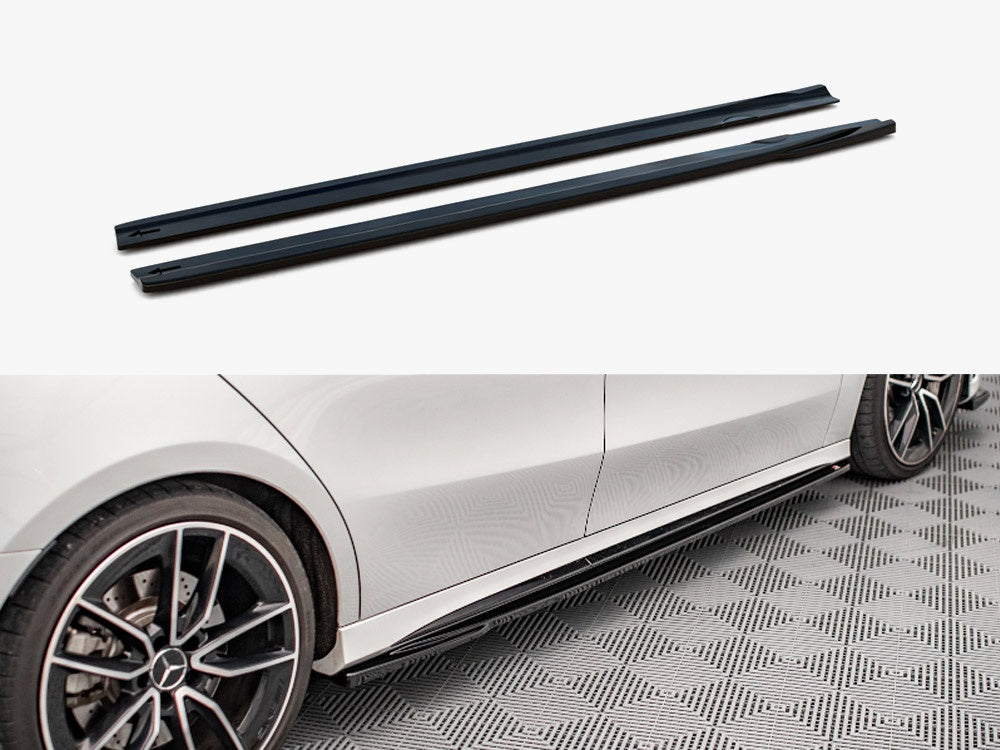 Maxton Design Side Skirts Diffusers V.2 Mercedes A35 AMG / AMG-Line W1 ...