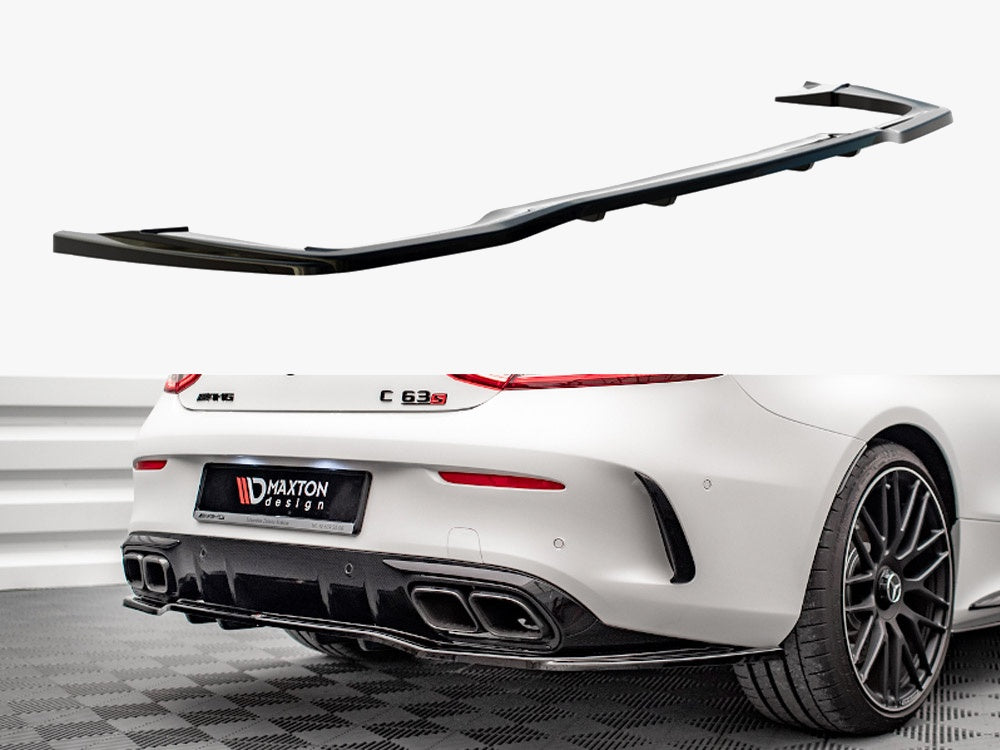 Maxton Design Rear Splitter (Vertical Bars) Mercedes-AMG C 63AMG Coupe ...
