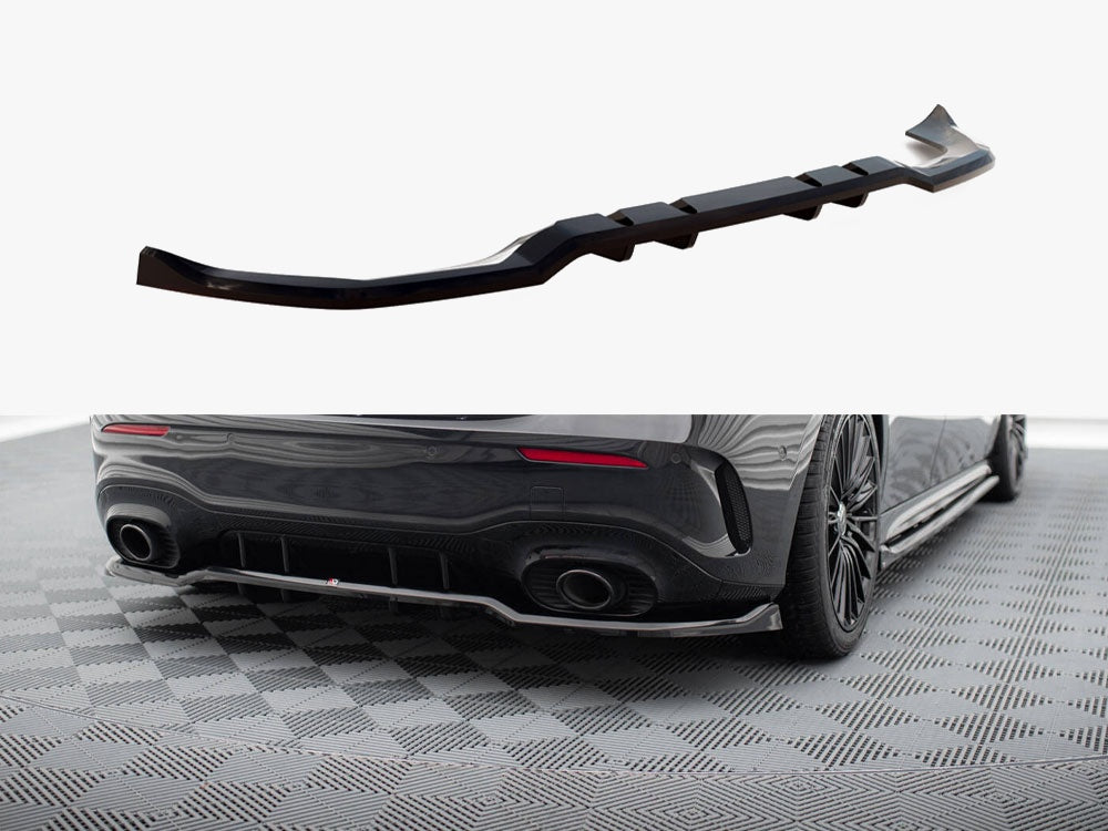 Maxton Design Rear Splitter (Vertical Bars) Mercedes-AMG A35 Hatchback ...