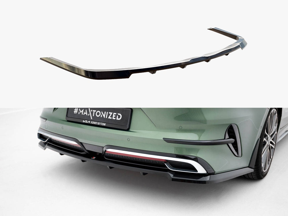 Maxton Design Rear Splitter (Vertical Bars) Kia Proceed GT-Line Mk1 Fa ...