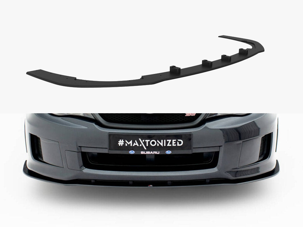 Maxton Design Street PRO Front Splitter Subaru Impreza WRX STI Mk3 Fac ...