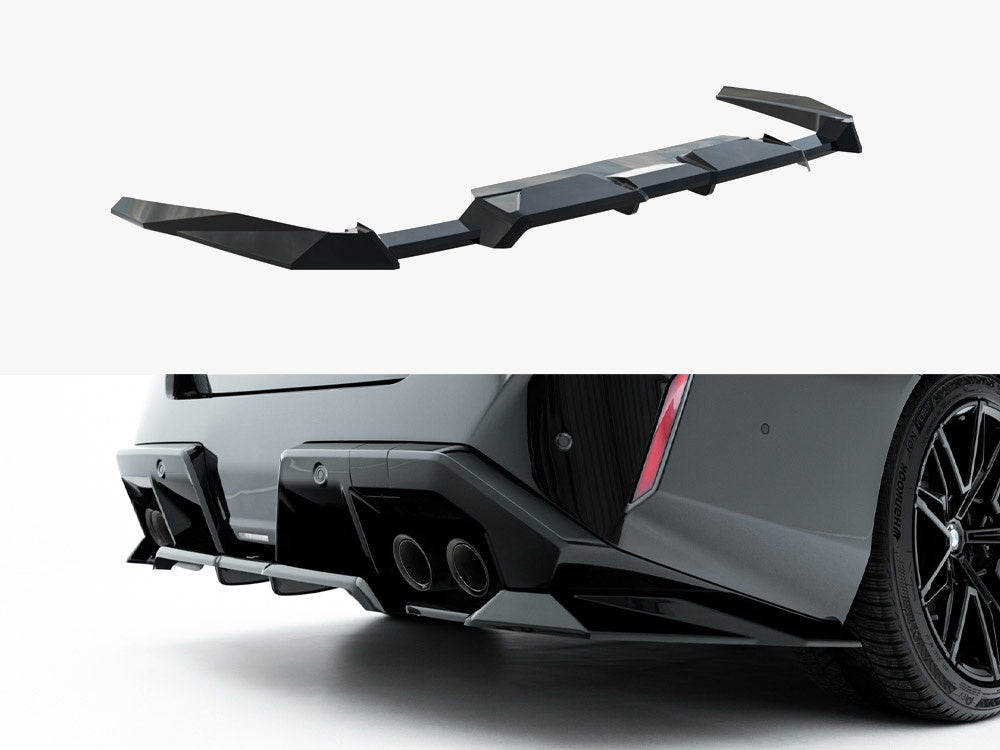 Maxton Design Rear Splitter (Vertical Bars) BMW M5 Sedan / Touring G90 ...
