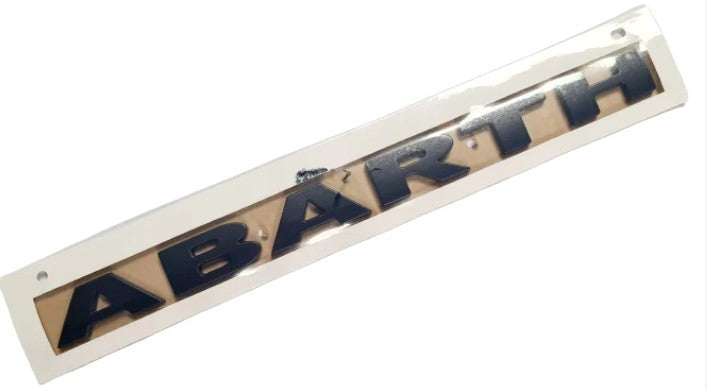 Genuine 'Abarth' Badge, Rear - 500e Abarth – TMC Motorsport