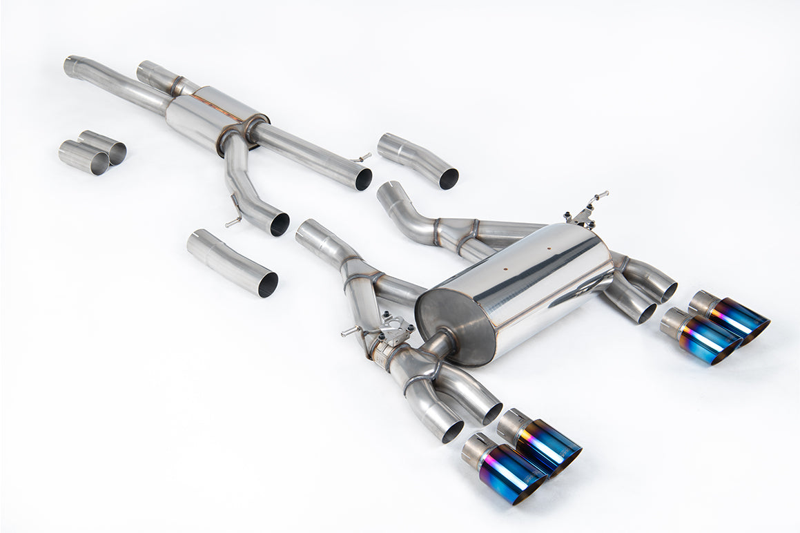 Milltek BMW F80 M3/F82 M4 - Equal Length Cat-Back Exhaust System with ...