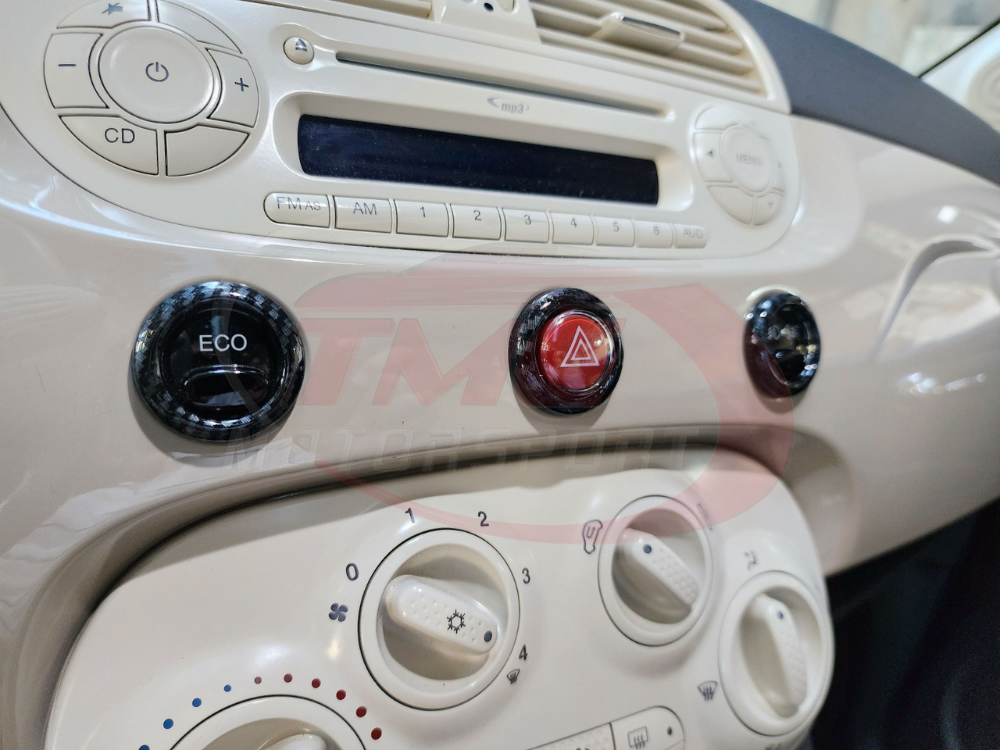 Abarth 500 / 595 / 695 Dashboard Button Surrounds - Various Options ...