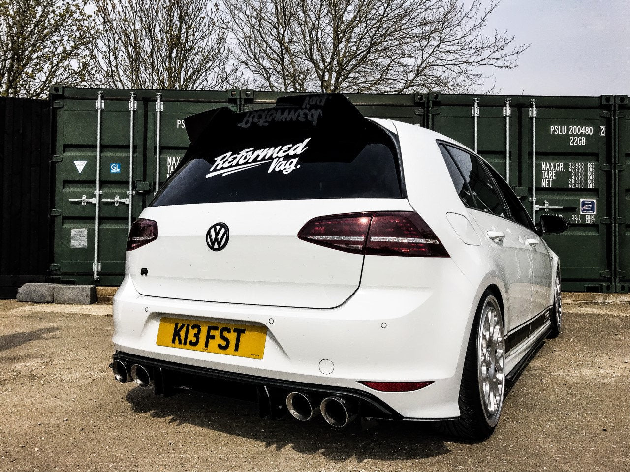 Volkswagen Golf MK7 R - Ally-Aero Division Spoiler Lip – TMC Motorsport